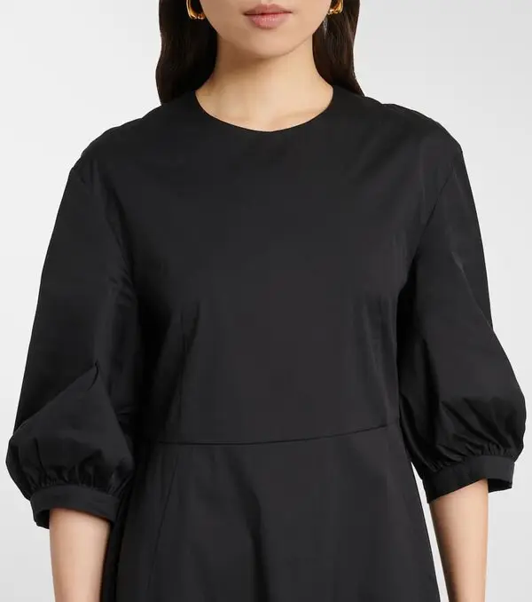 Max Mara Clea Cotton-blend Poplin Midi Dress