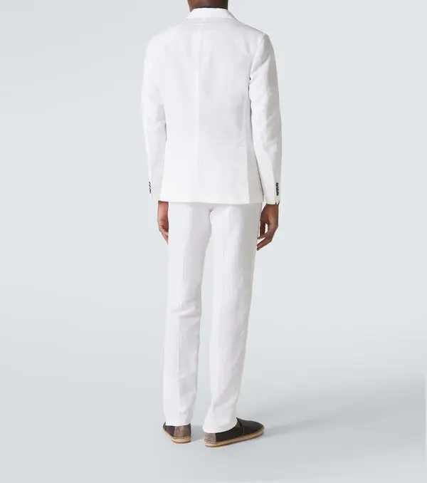 SLOWEAR Linen And Cotton Suit - White