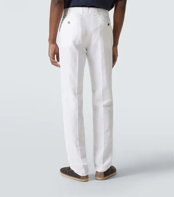 SLOWEAR Linen And Cotton Suit - White