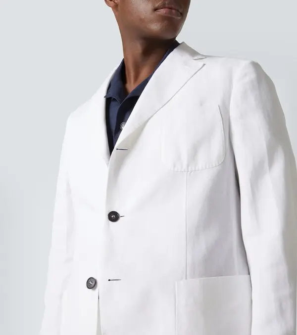 SLOWEAR Linen And Cotton Suit - White