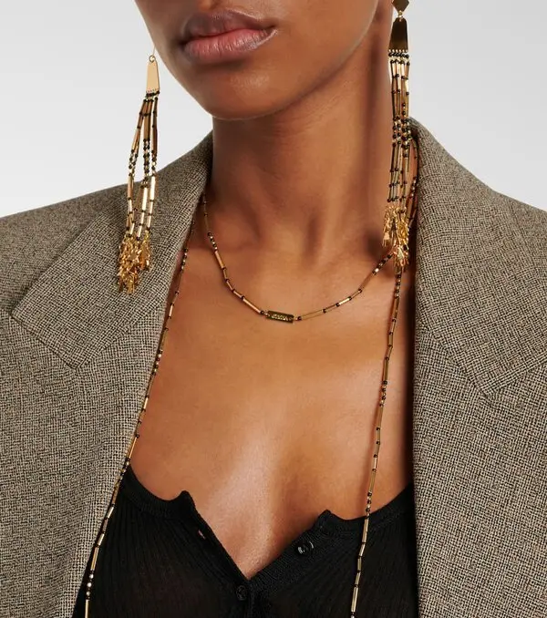 Isabel Marant Étoile Olathe Beaded Scarf Necklace
