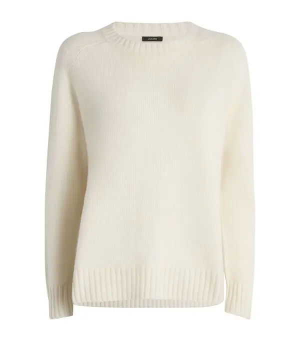 JOSEPH Open Cashmere Round-neck Sweater
