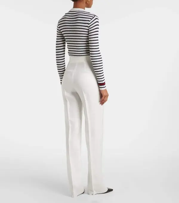 Max Mara Aversa High-rise Wide-leg Pants