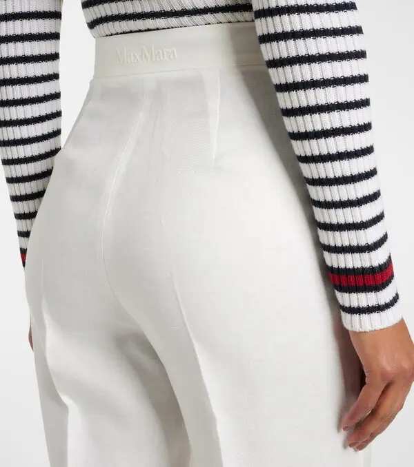 Max Mara Aversa High-rise Wide-leg Pants