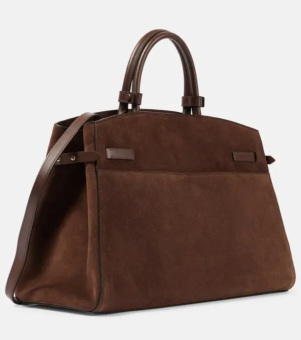 DEMELLIER Hudson Suede Tote Bag - Brown