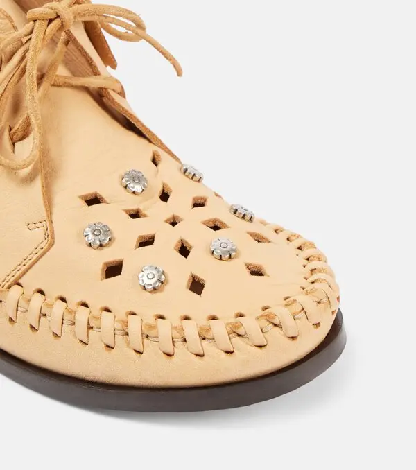 Isabel Marant Felsa Leather Moccasins