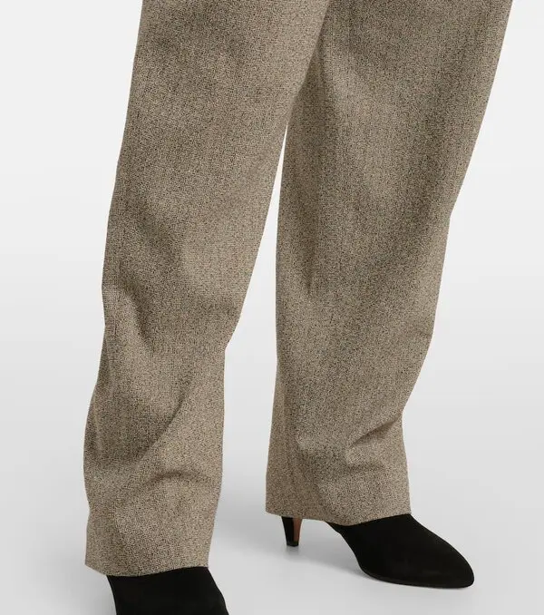 Isabel Marant Étoile Iwena Tapered Cotton-blend Pants
