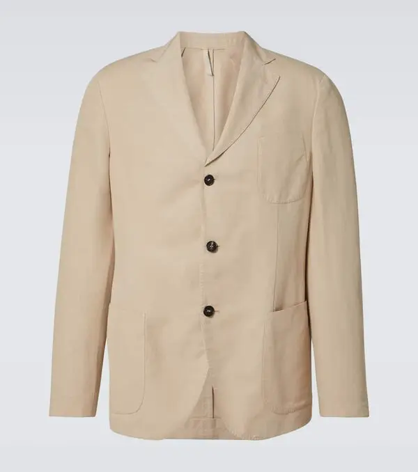 SLOWEAR Linen And Cotton Blazer - Beige
