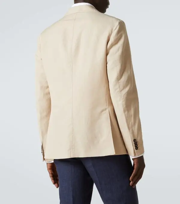 SLOWEAR Linen And Cotton Blazer - Beige