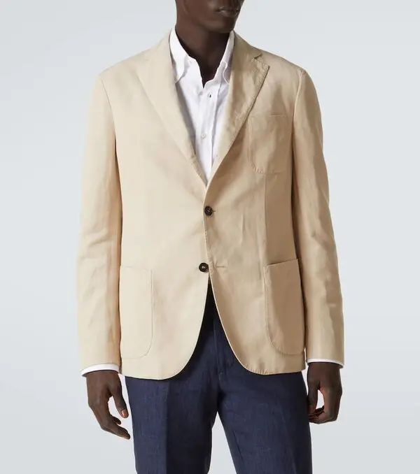 SLOWEAR Linen And Cotton Blazer - Beige