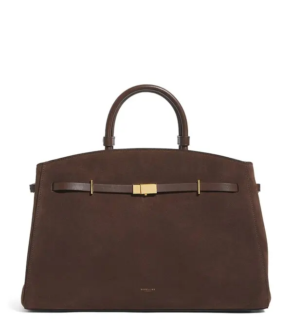 DEMELLIER Suede New York Top-handle Bag