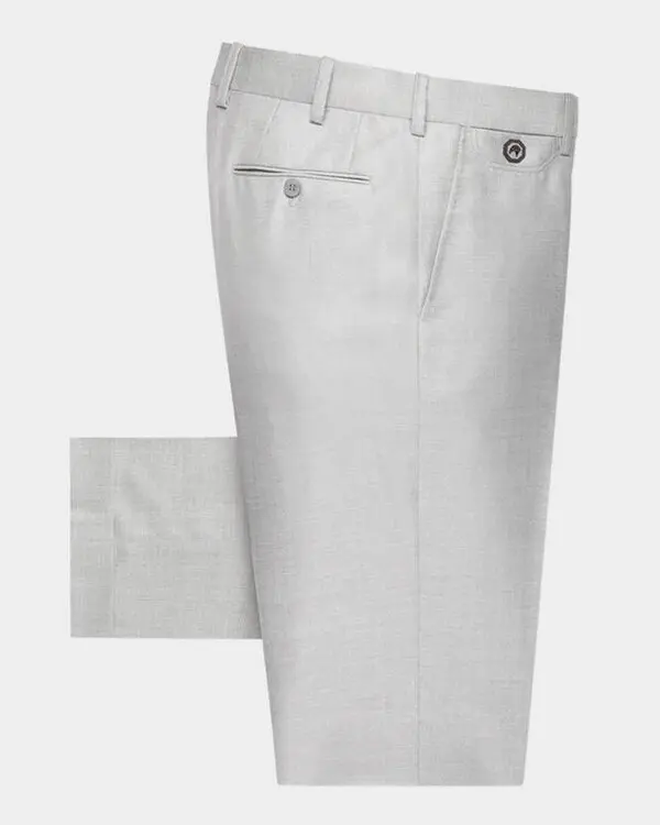 Stefano Ricci Wool And Silk Five-pocket Trousers