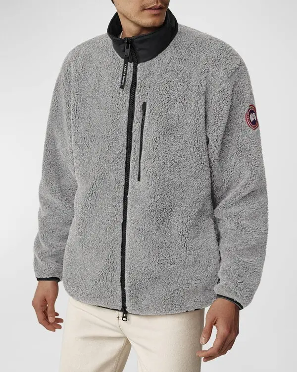 Canada Goose Kelowna Fleece Full-Zip Jacket Iron Grey-Gris De