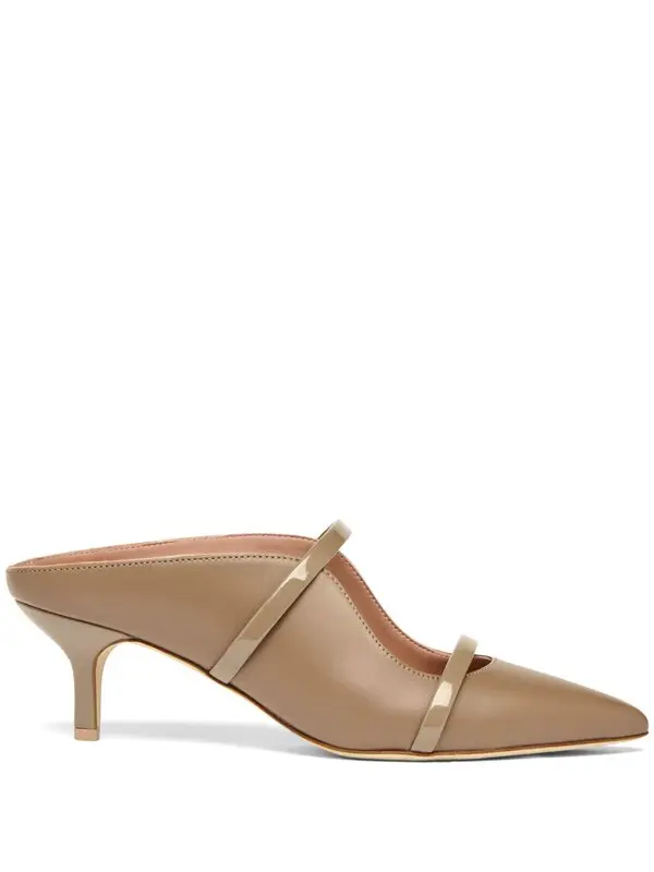 MALONE SOULIERS Maureen 45mm Mules - Neutrals