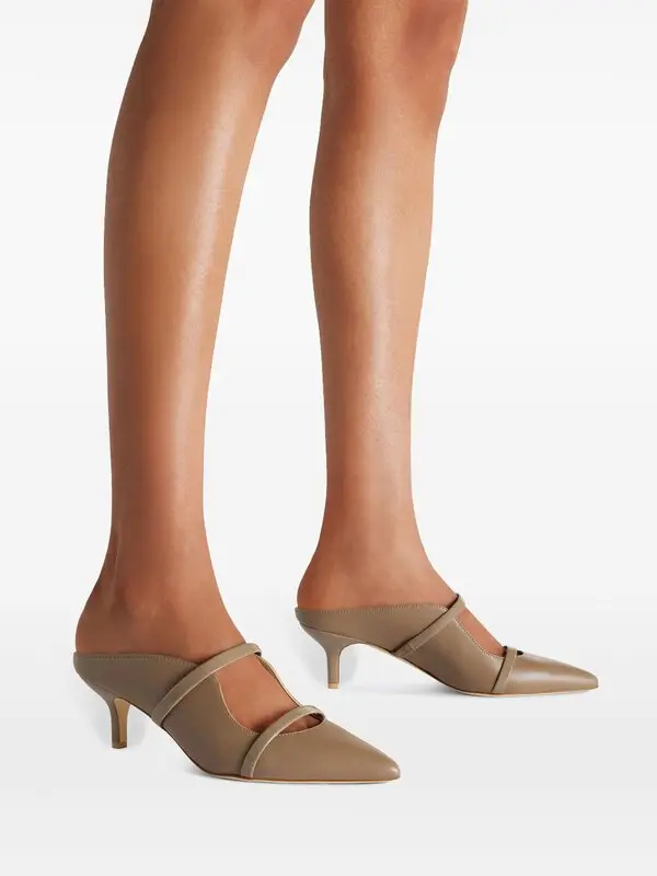 MALONE SOULIERS Maureen 45mm Mules - Neutrals