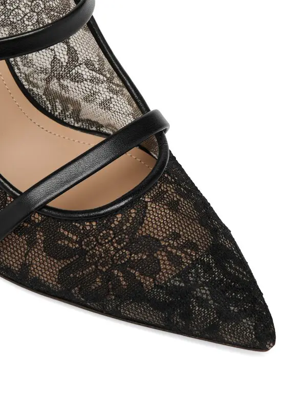 MALONE SOULIERS 70mm Maureen Mules - Black