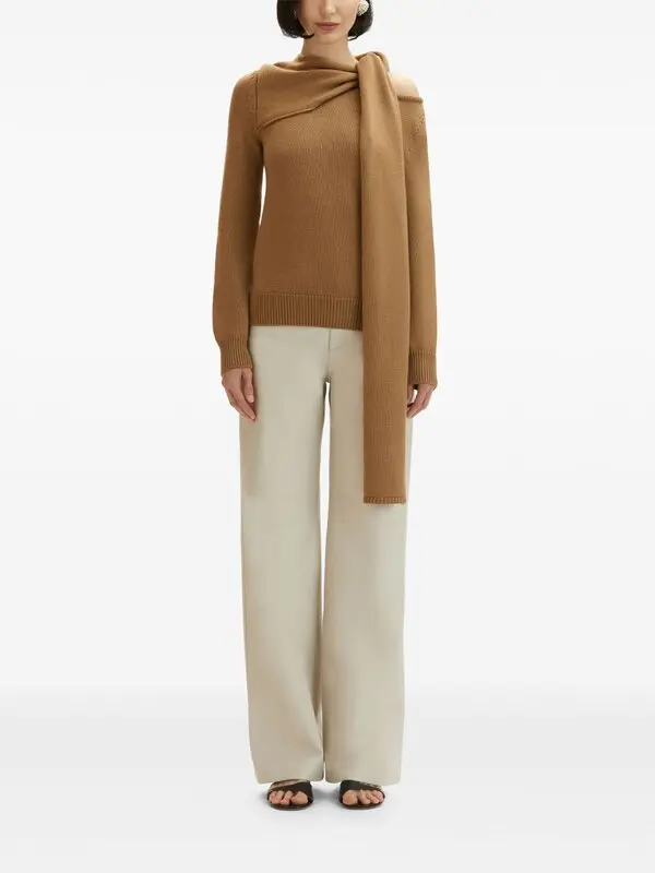 Oscar De La Renta Draped Jumper
