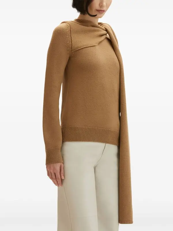 Oscar De La Renta Draped Jumper