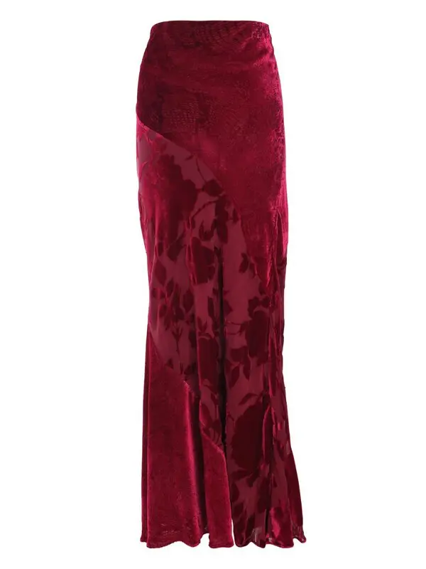 Roberto Cavalli Panelled Maxi Skirt