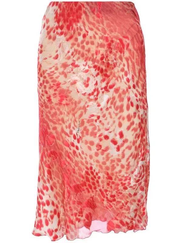 Roberto Cavalli Animal-print Skirt