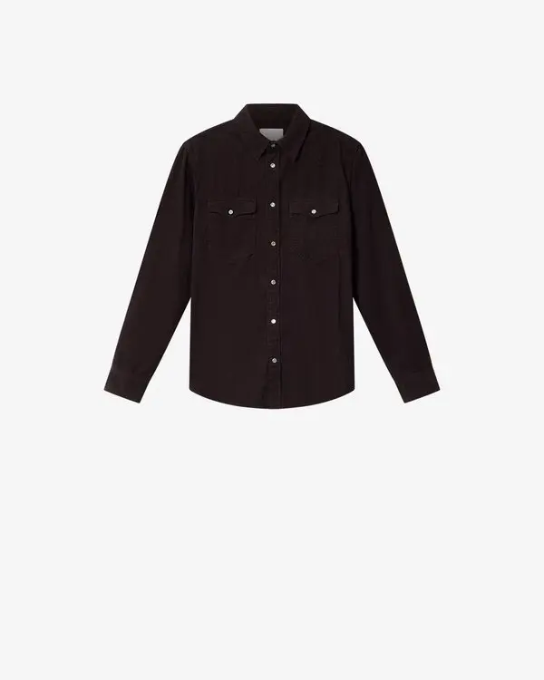 Isabel Marant Étoile Vasco Shirt - Coffee