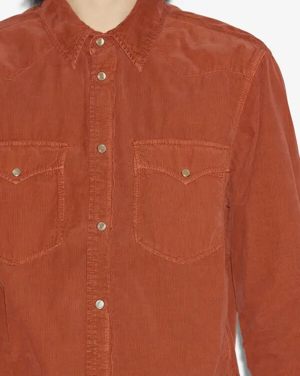 Isabel Marant Vasco Shirt - Orange