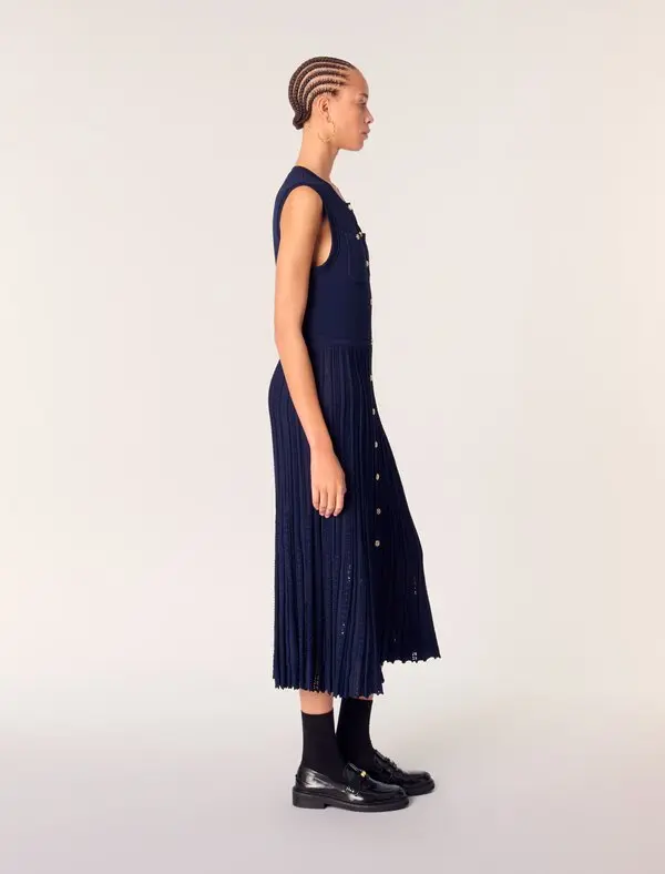 maje pleated embroidered dress Maje Floral-Print Pleated Woven Mini Dress