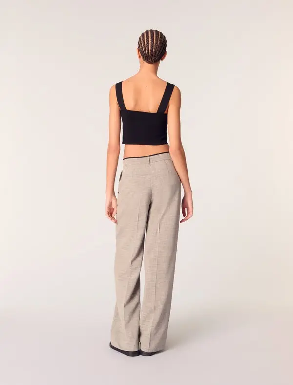 Maje Straight-leg Suit Trousers