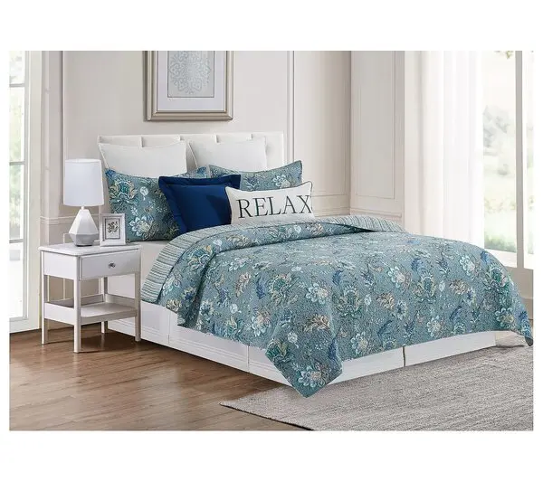 VALERIE PARR HILL Morrison King 3 Piece Quilt Set Valerie - One-color