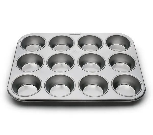 FOX RUN Stainless Steel 12-cup Muffin Pan
