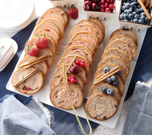 JENNY LEE 9 Oz Triple Berry Cinnamon Swirl Demi Loaves - One-color