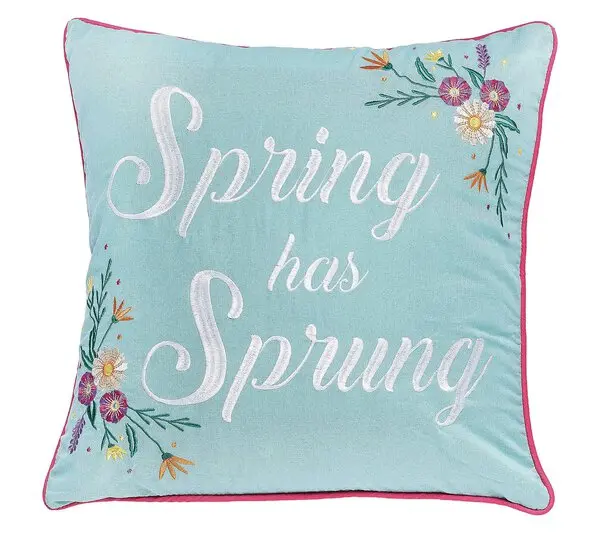 VALERIE PARR HILL Spring Has Spring Throw Pillow Valerie - One-color