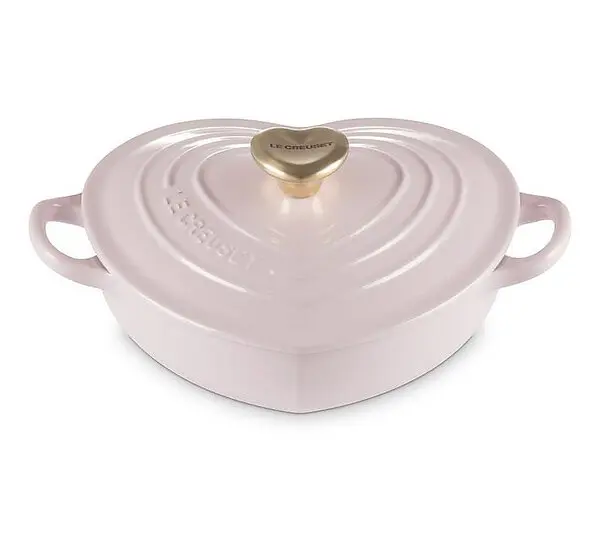 LE CREUSET 1.25-qt. Shallow Heart Cocotte With Eart Knob - One-color