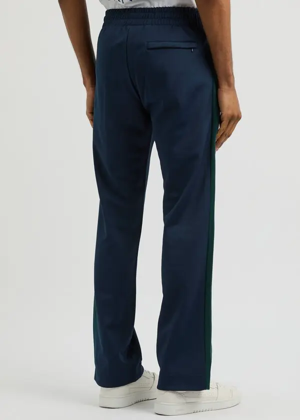 Casablanca Logo Panelled Jersey Track Pants - Navy