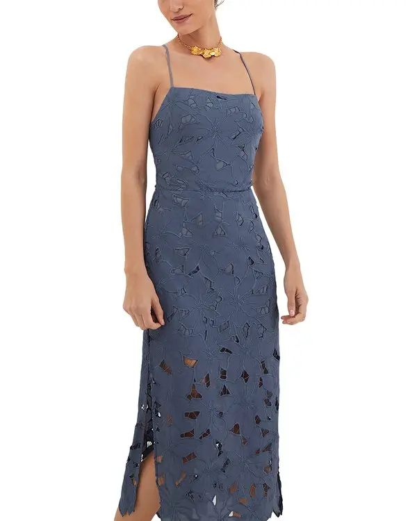 VIX PAULA HERMANNY Mei Long Slim Fit Swim Cover-up Dress