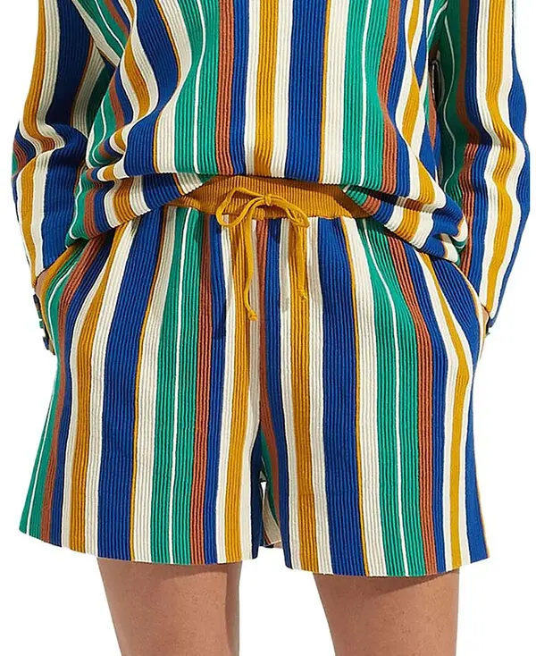 La DoubleJ Bay Pull-up Shorts - Multicolor Verde