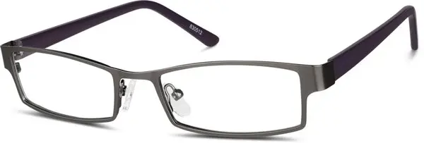 Zenni Classic Rectangle Glasses Plastic Full Rim Frame