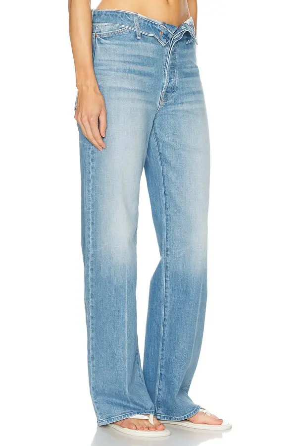 MOTHER The Foldover Dodger Sneak Jeans