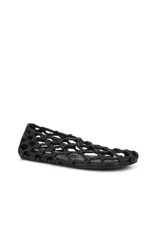 JIL SANDER Woven Ballerina Flat