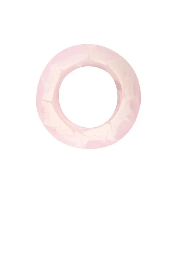Dinosaur Designs Boulder Bangle - Shell Pink Swirl