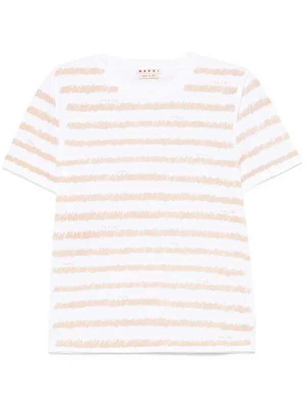 Marni Scribble Stripes T-shirt