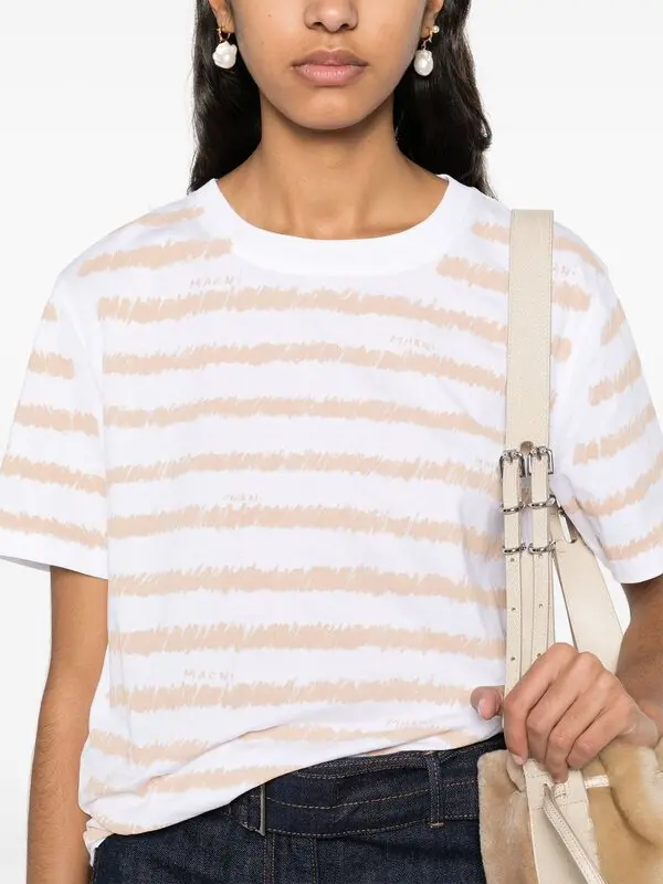 Marni Scribble Stripes T-shirt