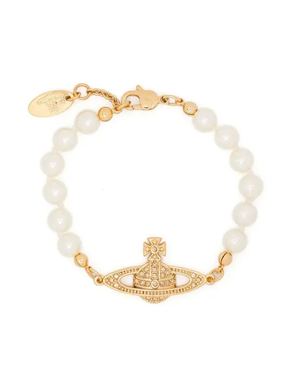 VIVIENNE WESTWOOD Mini Bas Relief Bracelet - Gold