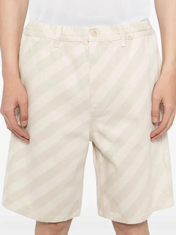 Marni Striped Denim Shorts