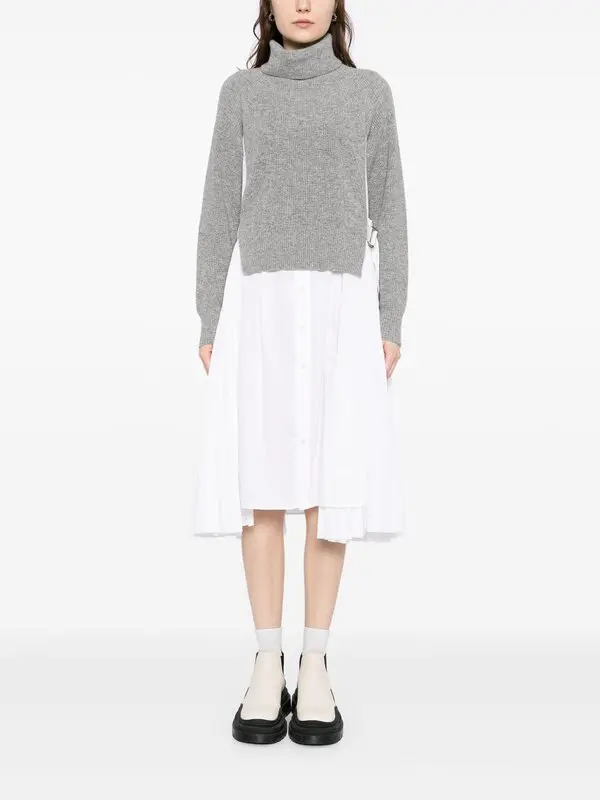 Sacai Roll-neck Dress