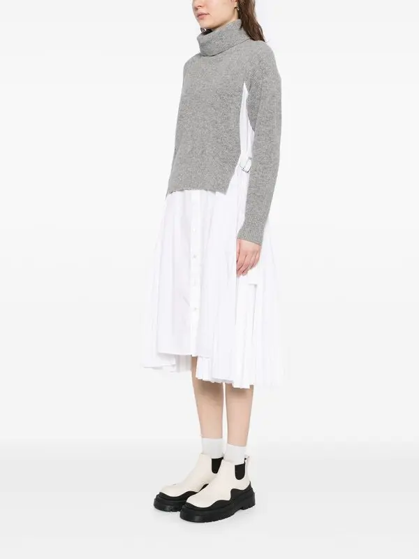 Sacai Roll-neck Dress