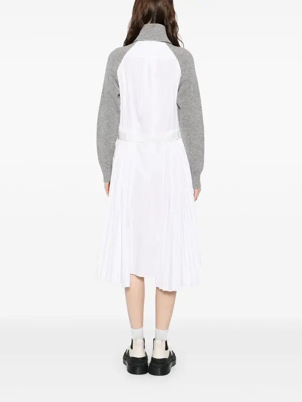Sacai Roll-neck Dress