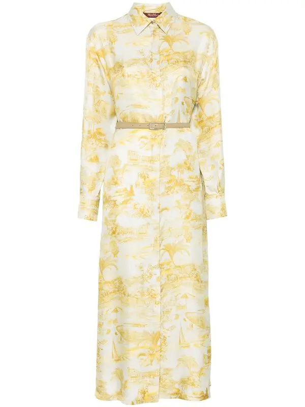 Max Mara Svelto Maxi Shirt Dress