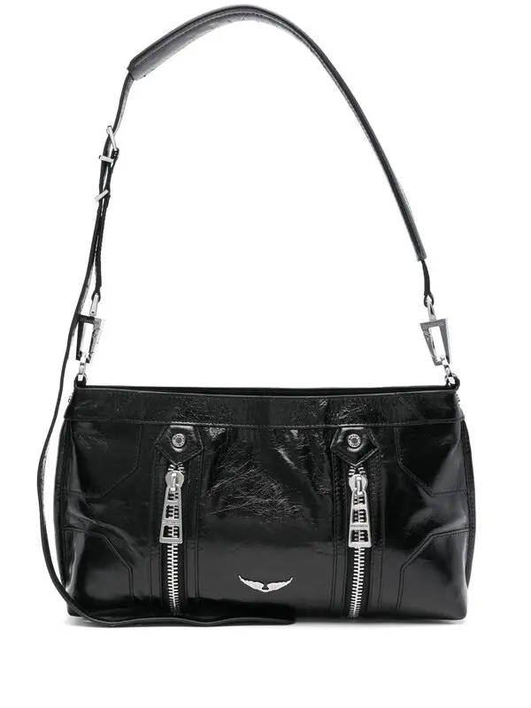 Zadig&Voltaire Leather Shoulder Bag - Black