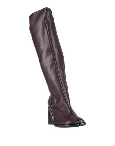 MAISON MARGIELA Leather Boots - Purple